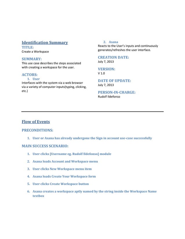 2 use case narratives | PDF | Computing | Technology & Computing