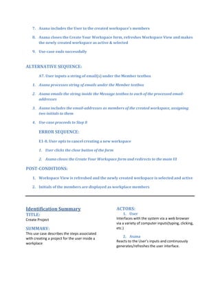 2 use case narratives | PDF | Computing | Technology & Computing