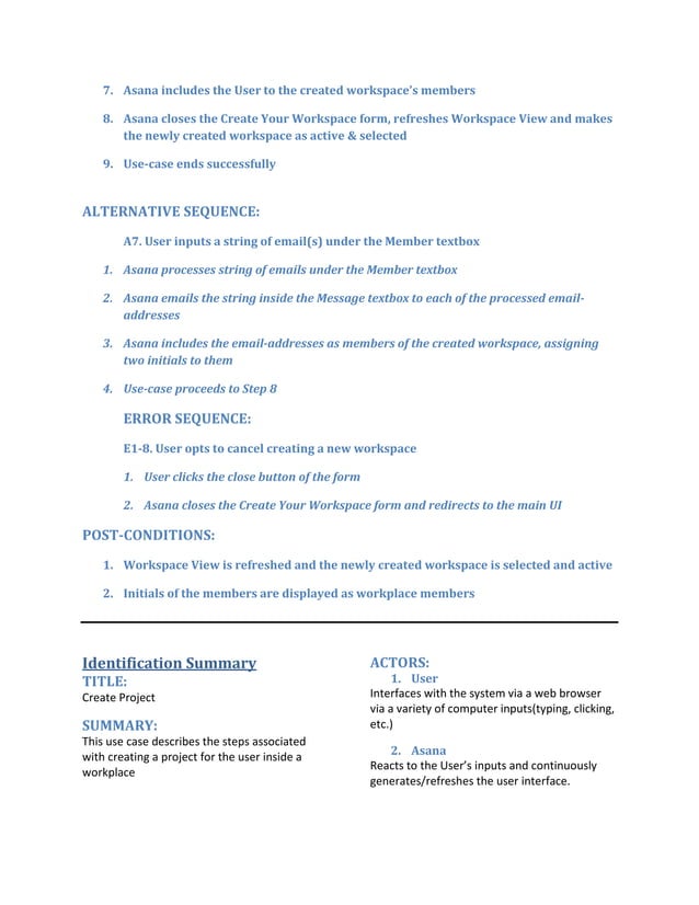 2 use case narratives | PDF | Computing | Technology & Computing