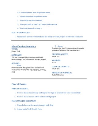 2 use case narratives | PDF | Computing | Technology & Computing