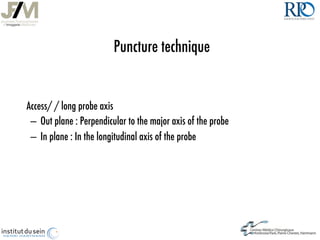 US Guidance venous access puncture in chest port imlantation . Luc ...