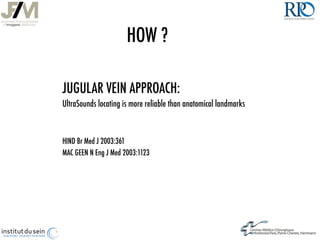 US Guidance venous access puncture in chest port imlantation . Luc ...