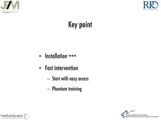 US Guidance venous access puncture in chest port imlantation . Luc ...