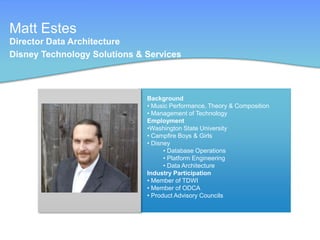 Hadoop World 2011: Advancing Disney’s Data Infrastructure with Hadoop ...