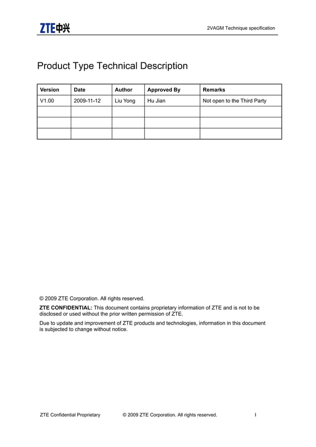 2 vagm technique specification | PDF