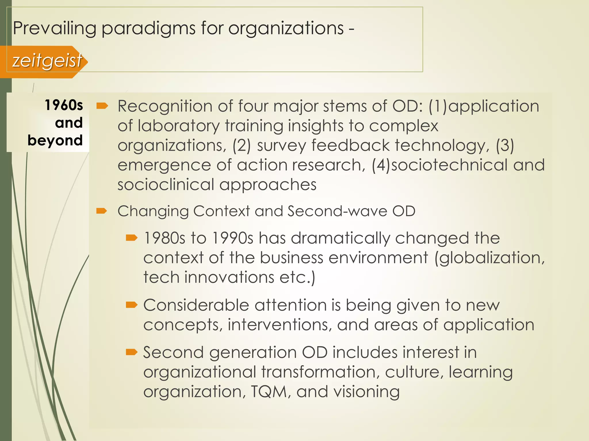 Values, Assumptions, and Beliefs in Organization Development | PDF