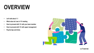 1t1 meetings. O Dmytriv | PPTX