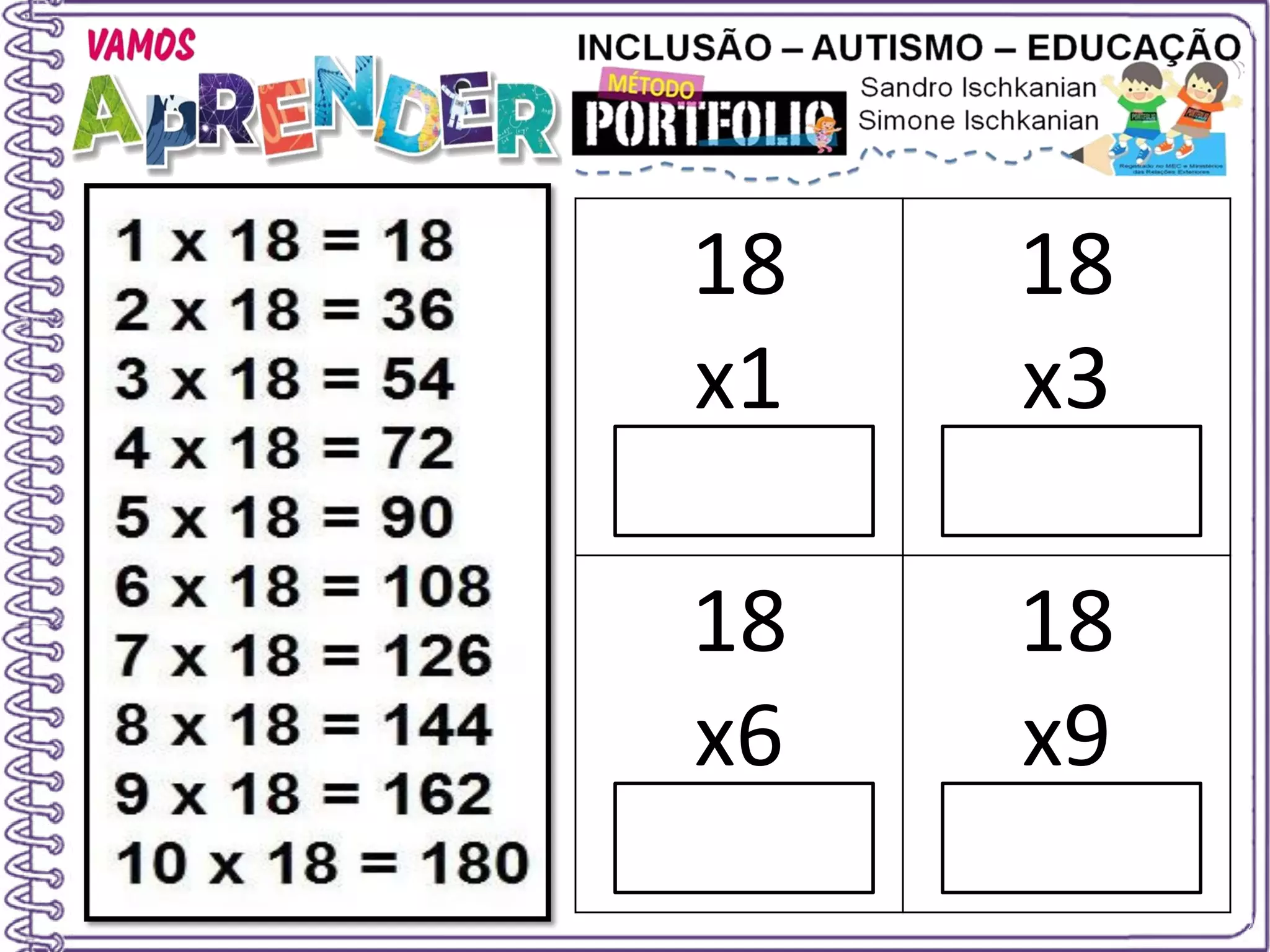 2 VAMOS APRENDER TABUADA 18X.pdf