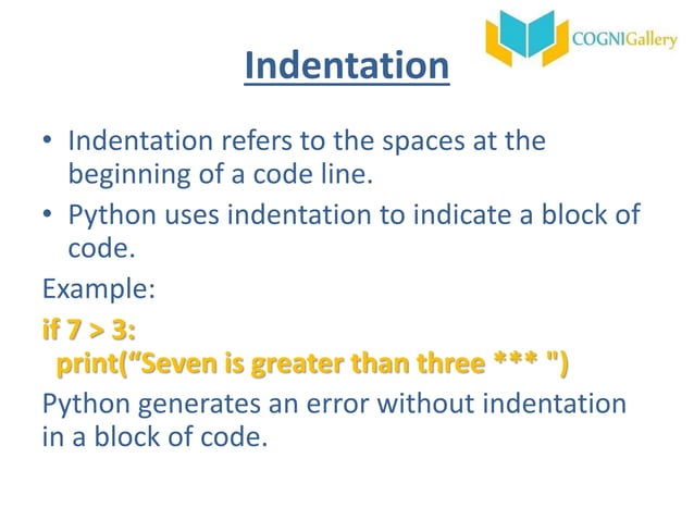 Basics of Python Programming | PPTX