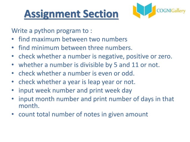 Basics of Python Programming | PPTX
