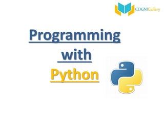 Basics of Python Programming | PPT
