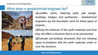 Various Disciplines in Civil Engineering | PPTX