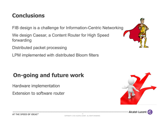 CCNxCon2012: Session 4: Caesar: a Content Router for High Speed Forwarding | PPT