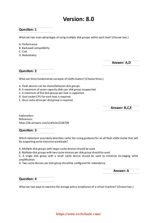 Updated 2VB-601 Dumps - Pass VMWARE 2VB-601 Exam with Cheat Sheet Questions