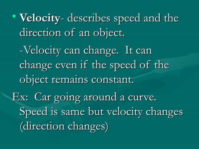 2 velocity and acceleration | PPT