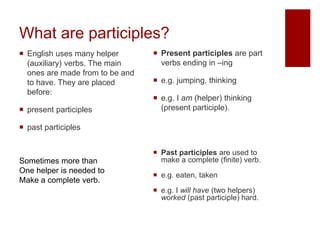 2 verbs and verb tenses | PPTX