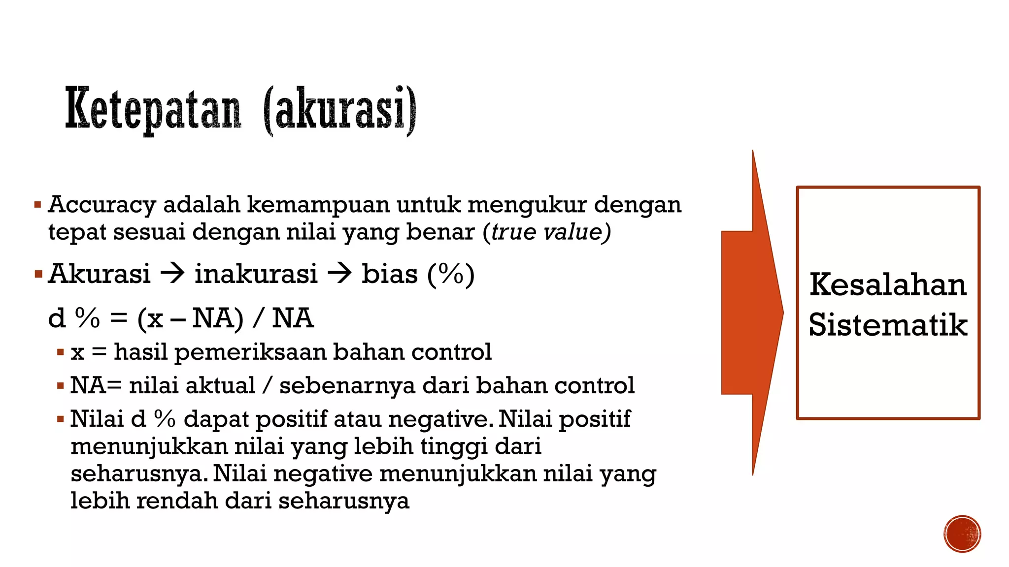 Verifikasi dan Validasi Metode Pemeriksaan Laboratorium Klinik Bagian 1 ...