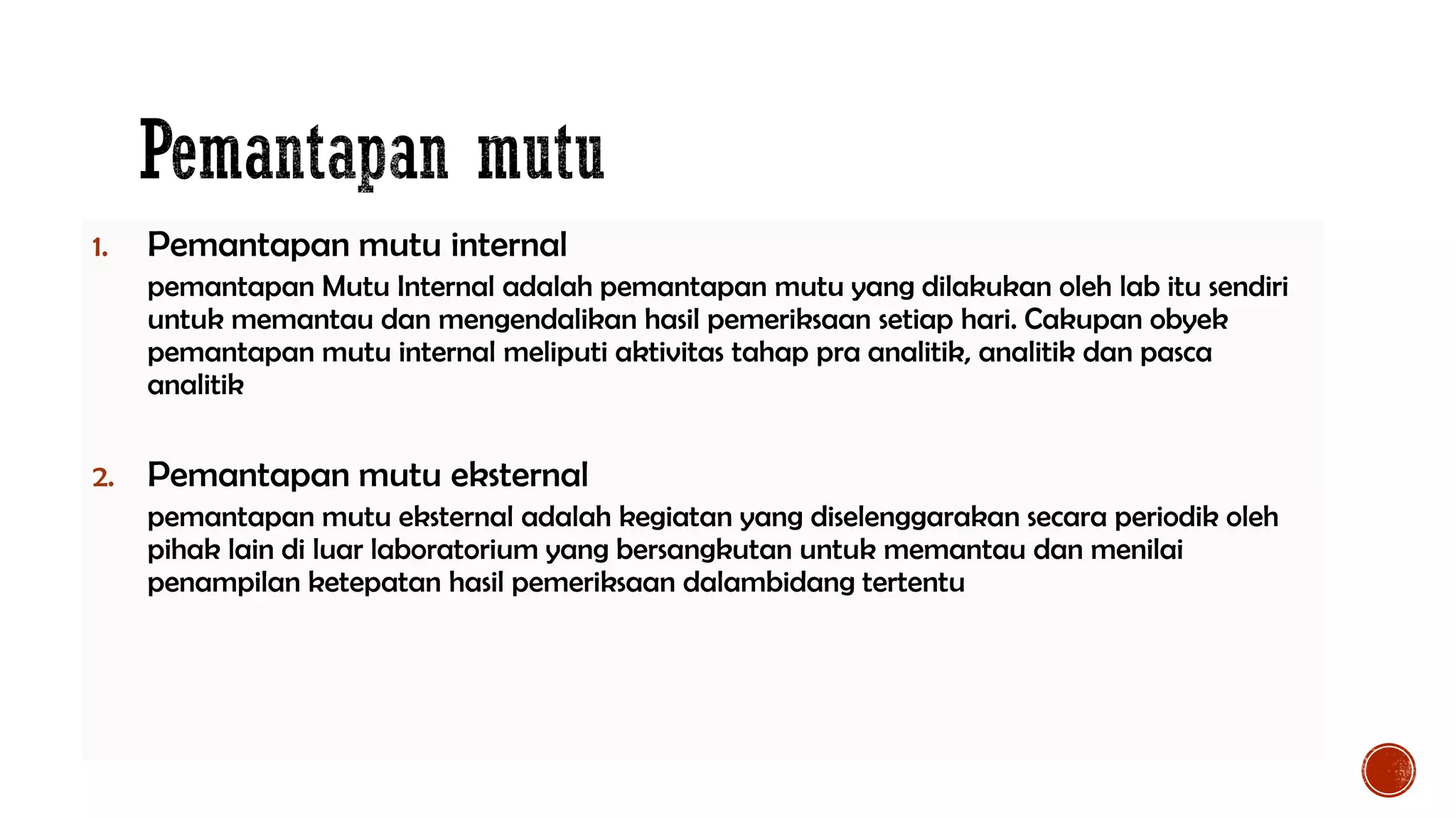 Verifikasi dan Validasi Metode Pemeriksaan Laboratorium Klinik Bagian 1 | PDF