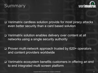 2 verimatrix intro-mauricio_morales | PPT