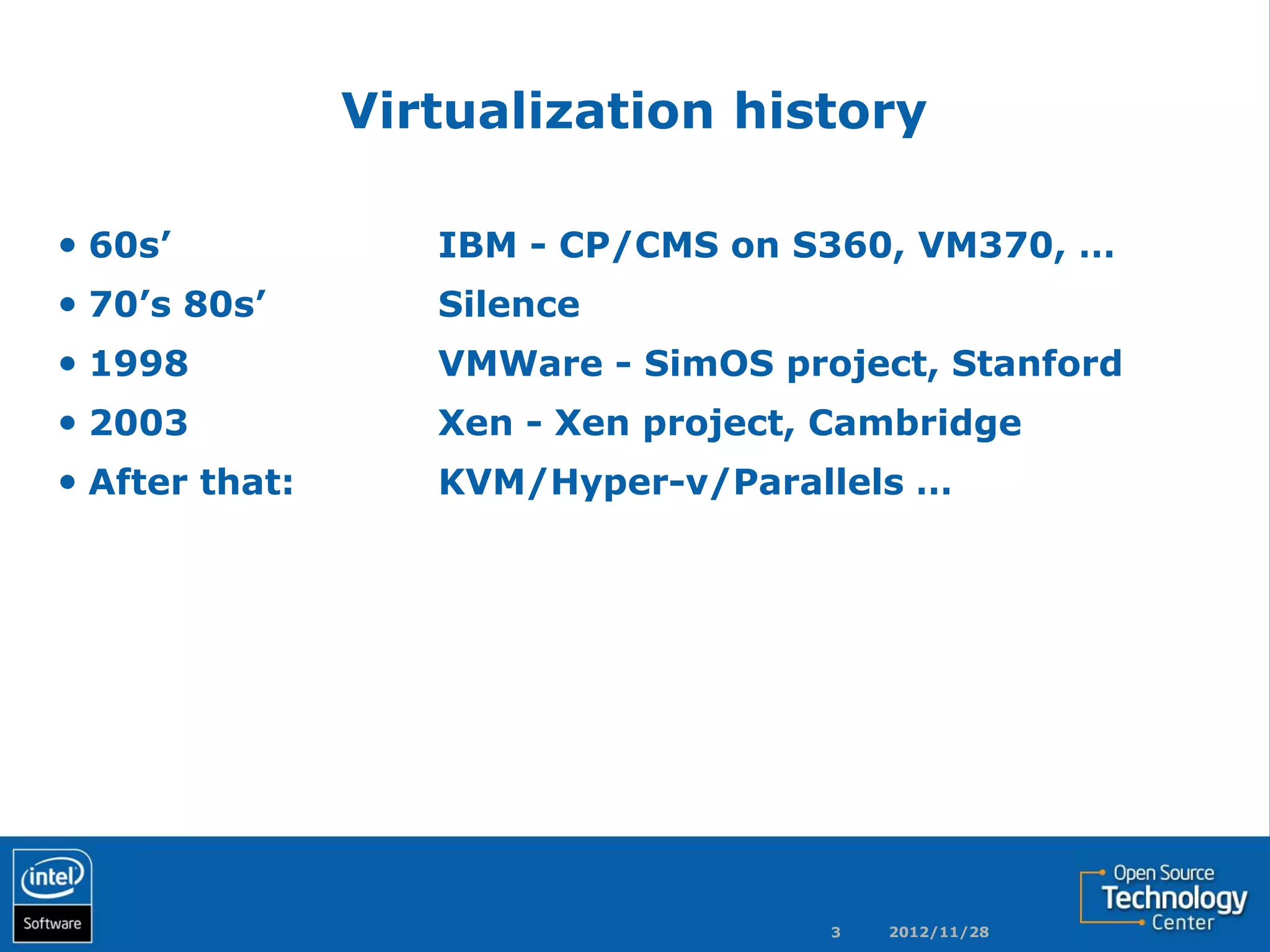 Virtualization Technology Overview | PDF