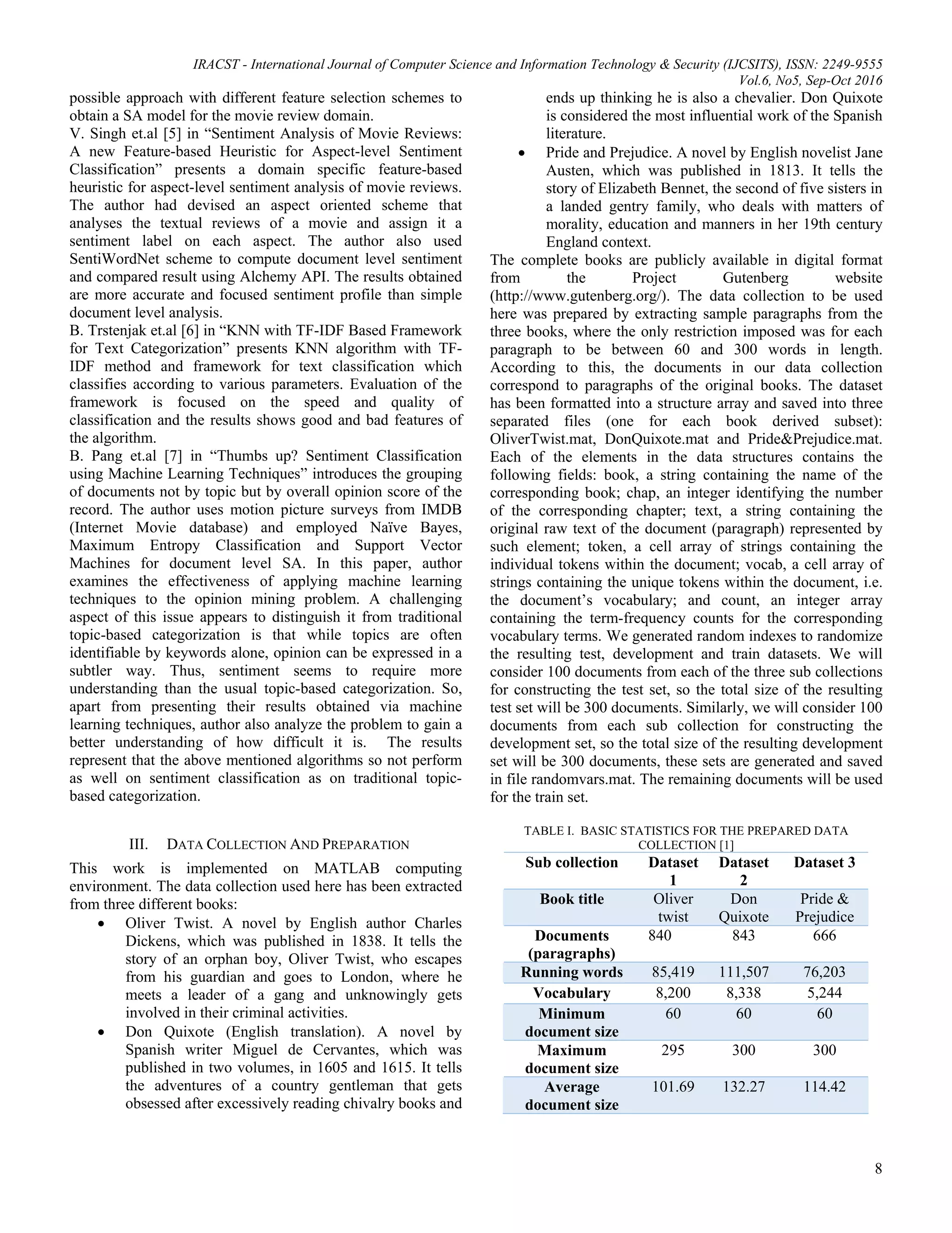Textual Document Categorization using Bigram Maximum Likelihood and KNN | PDF | Computer ...