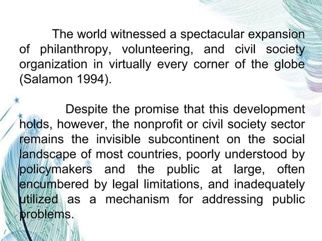 Voluntary Sector Management | PPT | Non-Profit Organizations | Industries