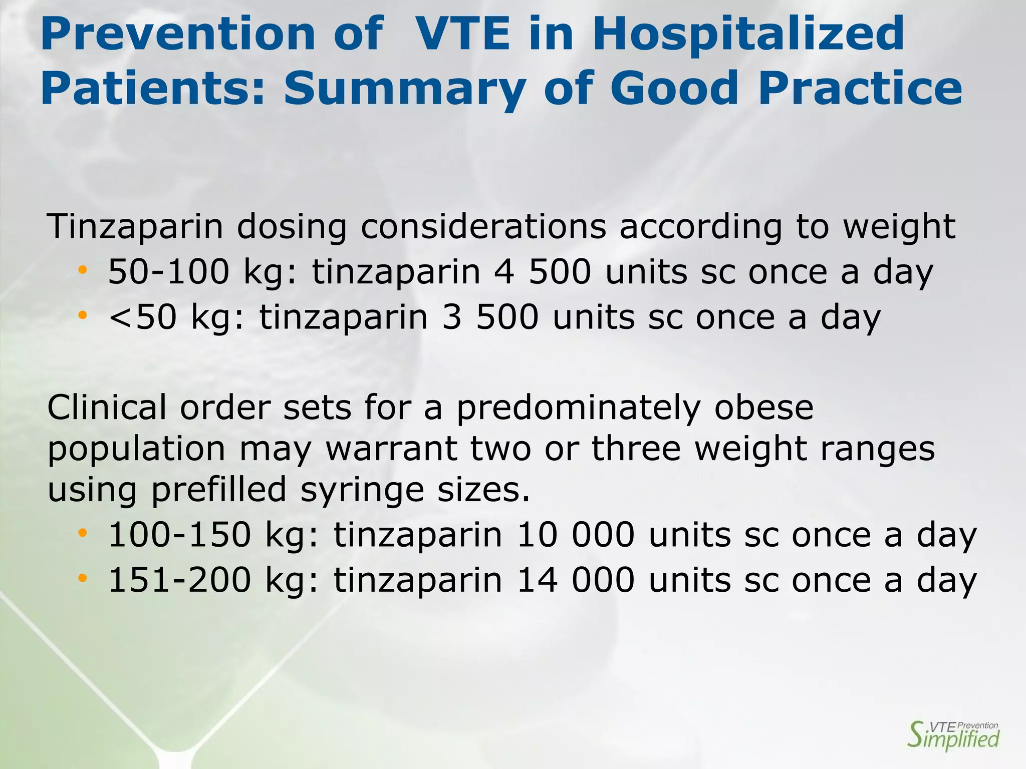 2 vte education for healthcare professionals | PPT