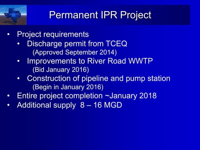 WATTS Conference- Direct Potable Reuse Project | PDF