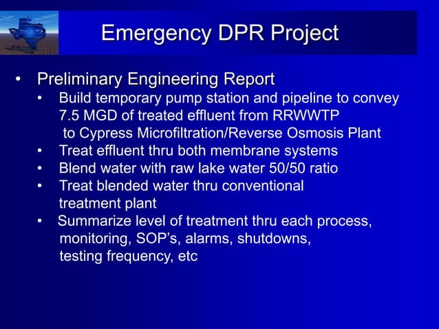 WATTS Conference- Direct Potable Reuse Project | PDF