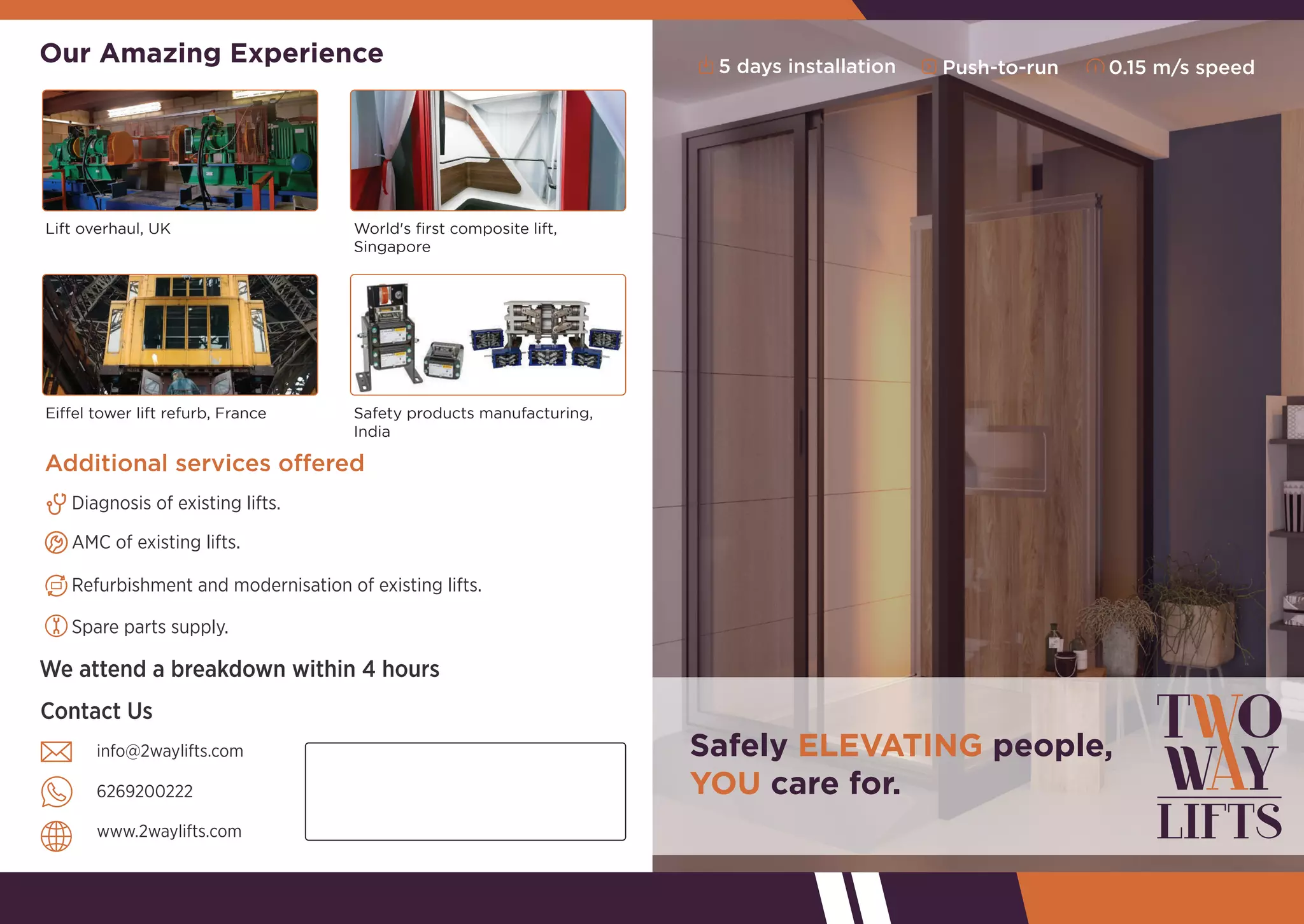 TwoWay Lifts_Digital Brochure | PDF | Home & Garden