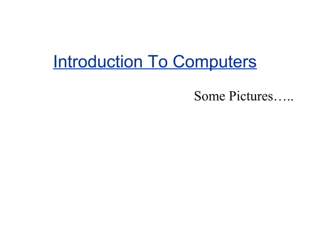 Basics of computer applications | PPT