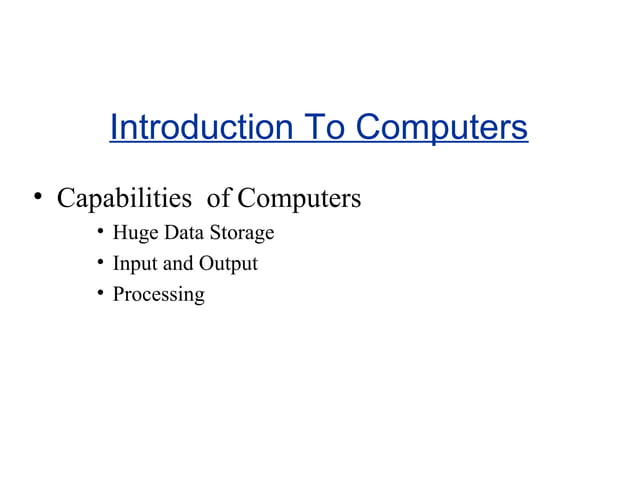 Basics of computer applications | PPT