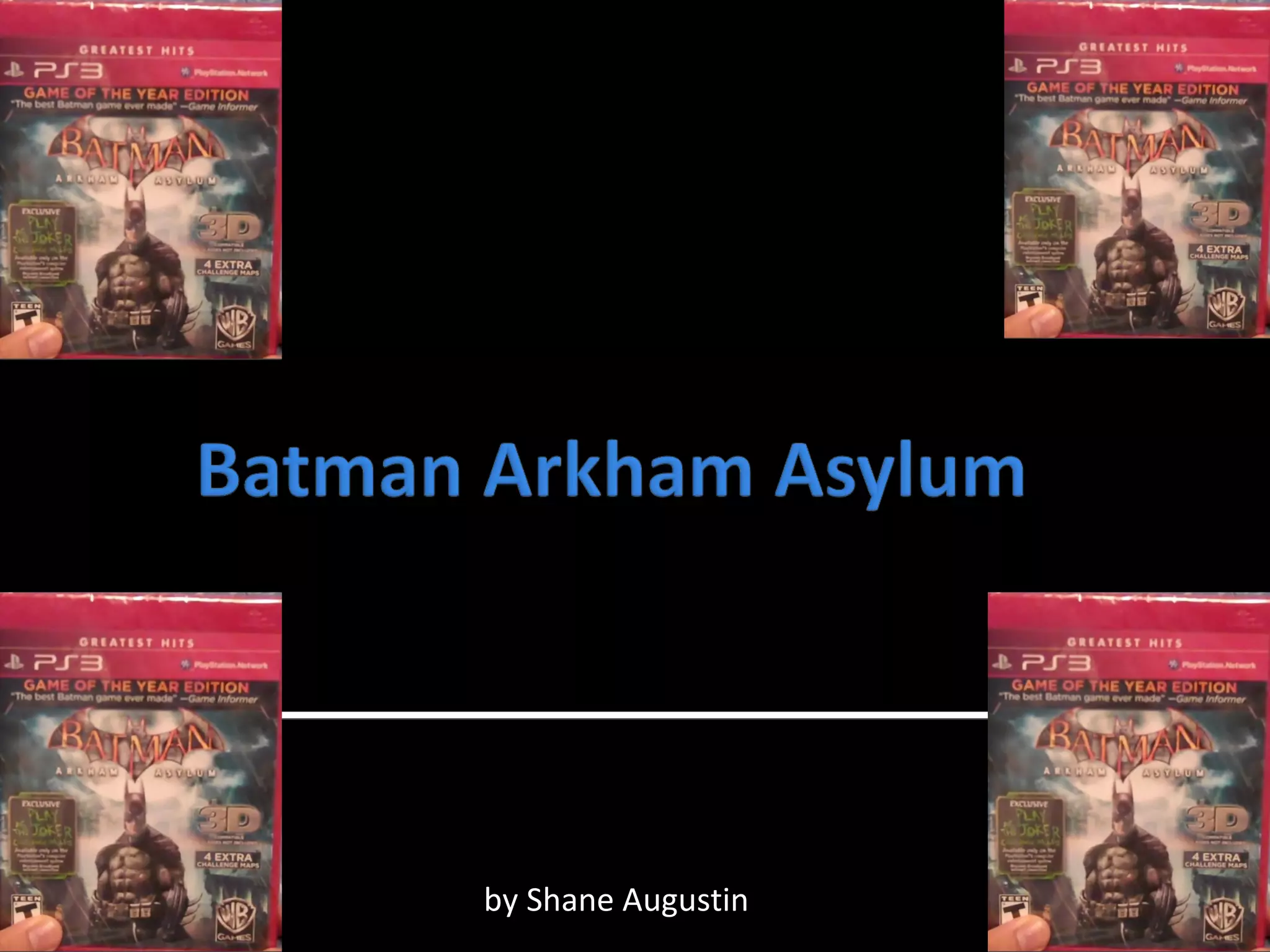 Batman arkham asylum | PPT