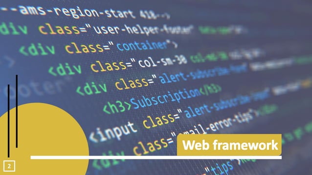 Web Programming - 2 Web Framework | PPT