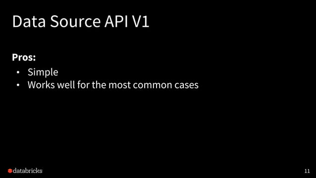 Apache Spark Data Source V2 with Wenchen Fan and Gengliang Wang | PPT