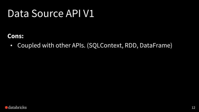 Apache Spark Data Source V2 with Wenchen Fan and Gengliang Wang | PPT