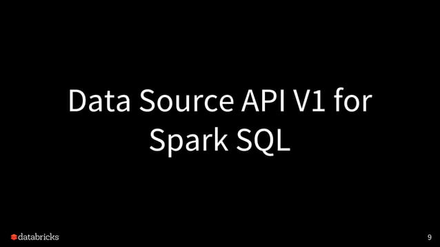 Apache Spark Data Source V2 with Wenchen Fan and Gengliang Wang | PPT