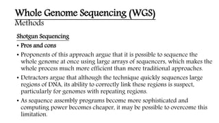 2 whole genome sequencing and analysis | PPTX