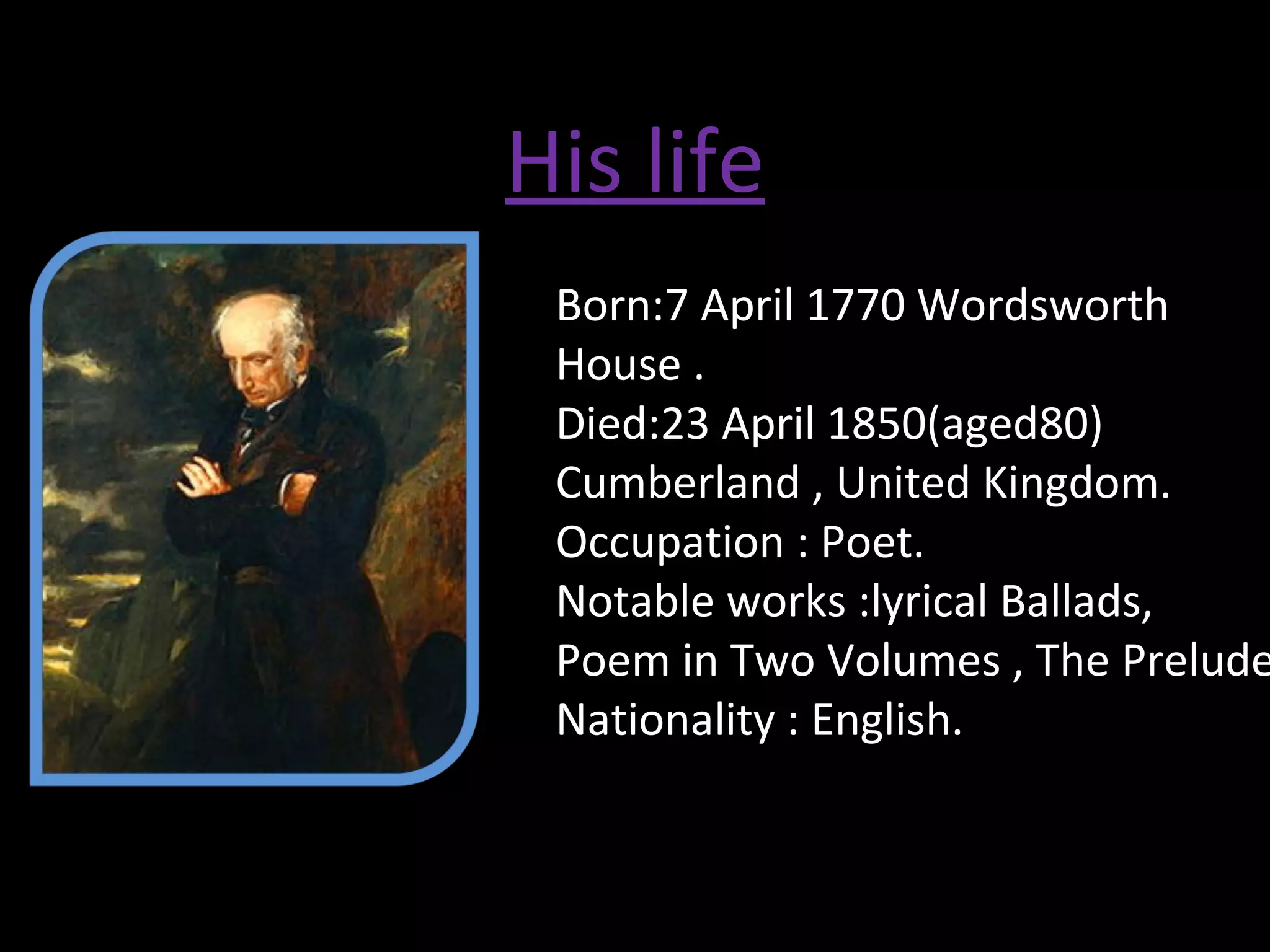2 william wordsworth | PPT