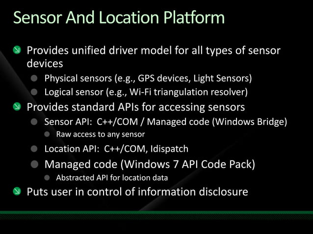 2 Win7 For Devs Ux Touch Sensors | PPT