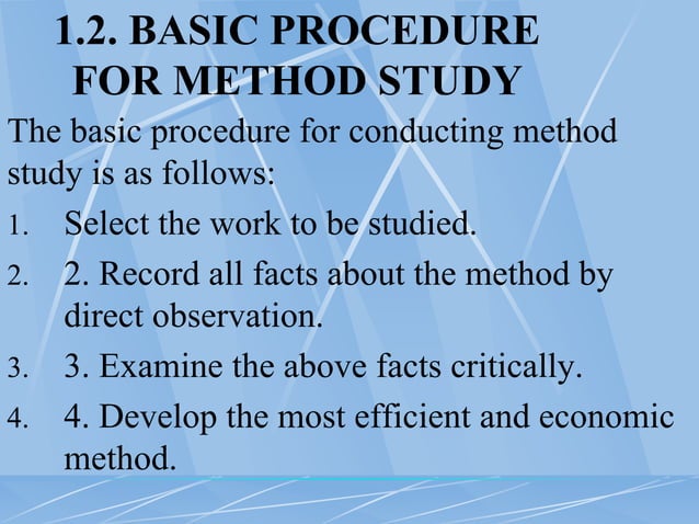 (WORKSTUDY AND ERGONOMICS) Lecture 2 | PDF