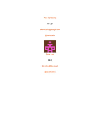 The Ultimate List of Press Contacts | PDF