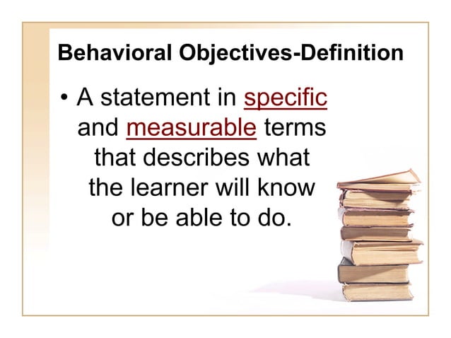 2 Writing Behavioral Objectives Taxonomy of educational objectives (2 ...