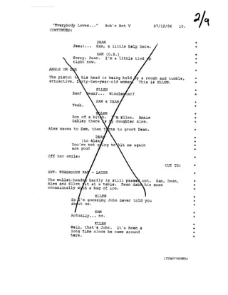 Script Sides Casting