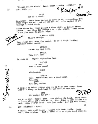 Script Sides Casting