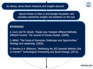 2X2 Scenario Exploration System | PPT