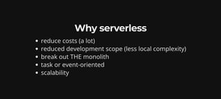 2 years with python and serverless | PPT