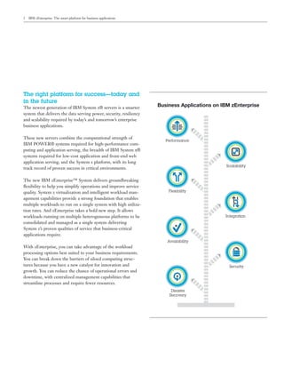 IBM zEnterprise: The smart platform for business applications | PDF | Computer Software and ...