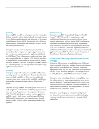 IBM zEnterprise: The smart platform for business applications | PDF | Computer Software and ...