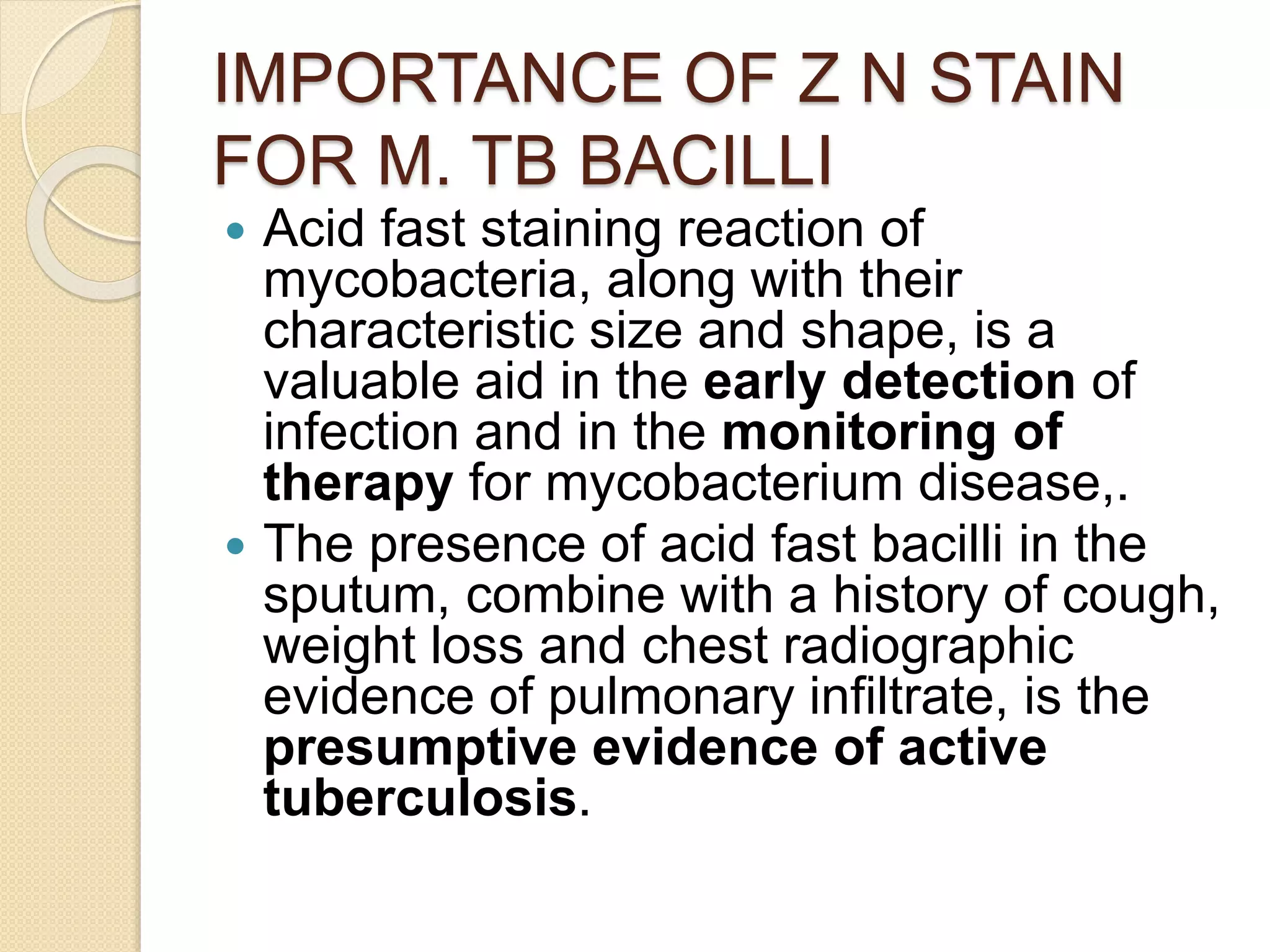 Ziehl-Neelsen n stain / Acid fast stain | PPTX